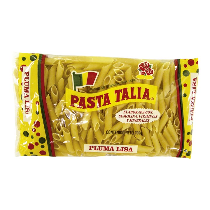 Pasta Talia Pluma Lisa 200g – Grano de Oro